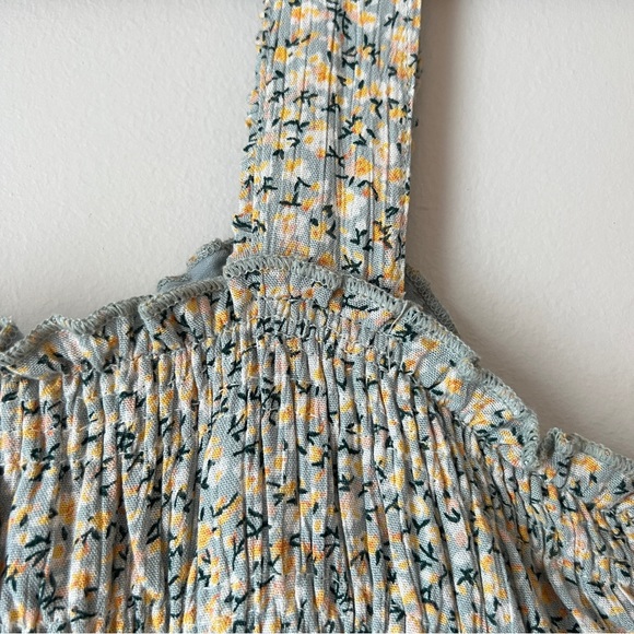 Dresses | Sim And Sam Floral Smocked Maxi Dress | Poshmark